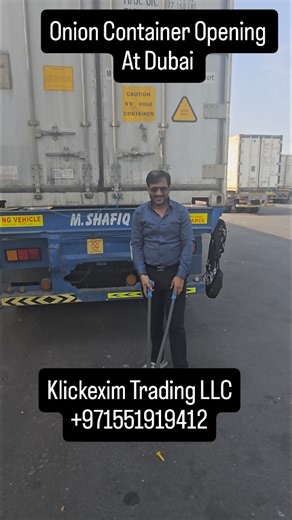 Exim Advisor Chetan Verma on Instagram: "Watch Live Onion Container Opening At Al Aweer Dubai Market Start Safe Export With Payment Assurance Join Klickexim Trading LLC To Start Your Export Dubai Businessidea###dubaiexport #onionexport #onionbusiness #klickeximtradingllc"