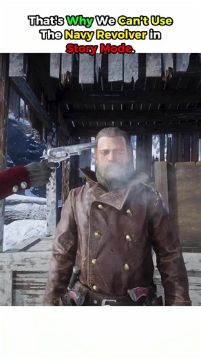 That's Why We Can't Use The Navy Revolver in Story Mode . . #rdr2 #reddeadredemtion2 #rdr #reddeadredemption #rdr2clips