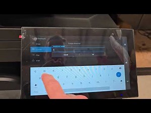 Address Book and Shortcut Creation on Lexmark