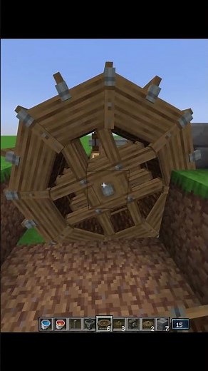 Easy obsidian generator using create mod #minecraft #create #tutorial