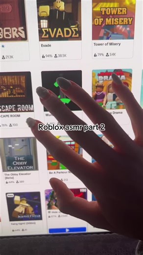 Roblox asmr 🤍 very calming ! #asmr #roblox #robloxasmr #tappingasmr #talkingasmr #mouthsounds #fyp #lowqualityasmr #lofiasmr #foryou