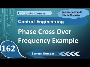 Phase Cross Over Frequency GATE Example | Control Engineering | Engineering Funda
