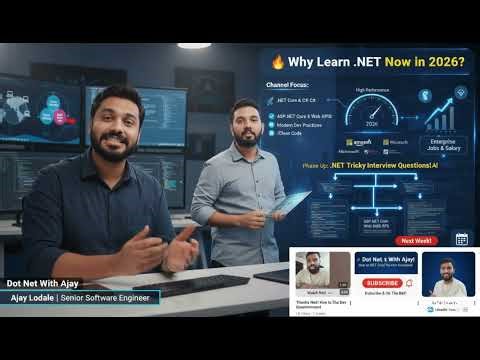 Welcome to Dot Net With Ajay! | .NET Core, C#, for Senior Developers in 2026 #shorts #coder #netcore
