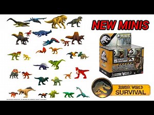 New Jurassic World Survival Wave 3 Mini Figures Revealed!!