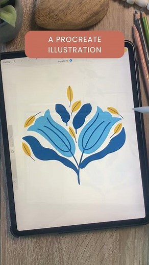 How to Vectorize a Procreate File in Adobe Illustrator #procreate #illustrator