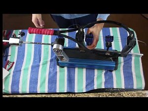 How to start the main strings with 2 flying clamps and a dropweight stringer