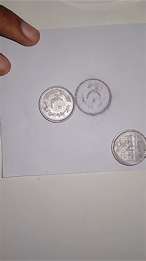 Make a coin on paper from a money 🪙