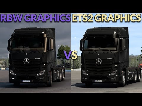 REALISTIC BRUTAL WEATHER VS ETS2 GRAPHICS | Comparison