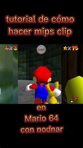 tutorial de cómo hacer mips clip #yosoydelos7mil #gameover #mario64 #tururuu #nodnar