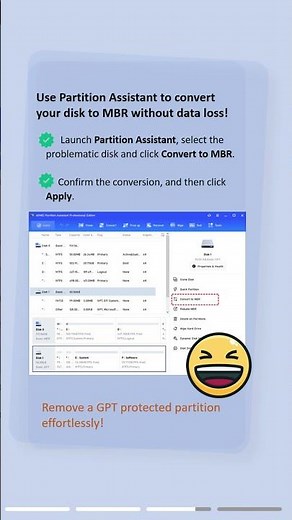 Disk Shows Up "GPT Protective Partition"? Fix It Now! #disk #partition #gpt #fix #gpt #conversion