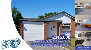 🔶🔷🔶🔷🔶🔷 CALL 0113 2888 666 TO ARRANGE A VIEWING 🔶🔷🔶🔷🔶🔷 No chain - Offering stunning modern single-level accommodation in one of North Leeds quietest yet accessible locations. A superb, improved three double bedroom detached bungalow is available to purchase. Fully UPVC double glazed and gas central heating system. EPC rating - D. Accommodation includes entrance porch, enviable open plan spacious lounge with modern fitted kitchen with stylish white quartz worktops, guest WC, deluxe mod