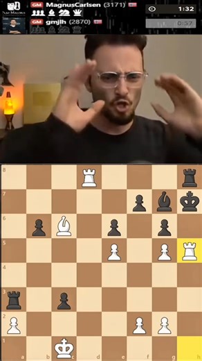 THE MOST RIDICULOUS CHECKMATE - EN PASSANT VS MAGNUS #chess #chessgame #chessmaster #chesstok #gothamchess | Gfd