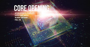 CORE Opening/ Corporate IT Logo Reveal/ HUD and UI/ Game and APP/ Cubes and Lights/ Hi-Tech Intro
