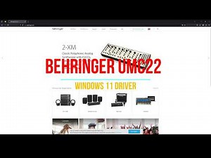 Behringer UMC22 Ses Kartı Windows 11 Driver Kurulumu