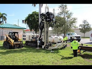 Demonstration of Geoprobe 8150LS Rotary Sonic Rig