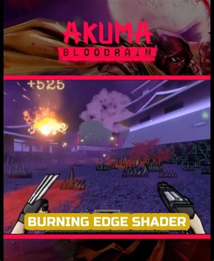 🇧🇷 Burning edge effect via Shader - Boomer Shooter - Unity