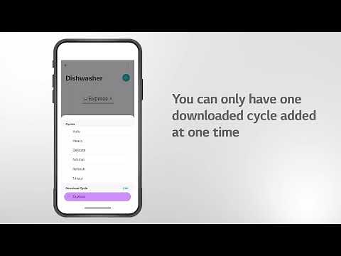 Using ThinQ with LG Dishwasher