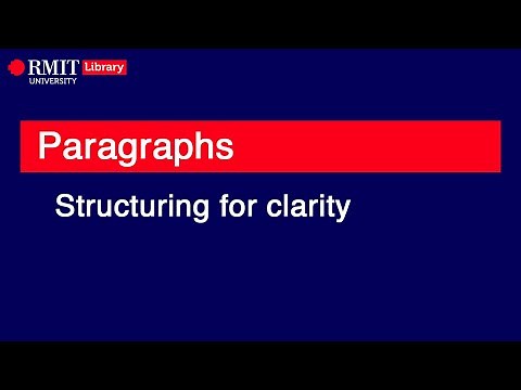 The importance of paragraphs