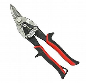 Proferred T02002 Aviation Snips, TPR Grip, Left Cut, Red/Black
