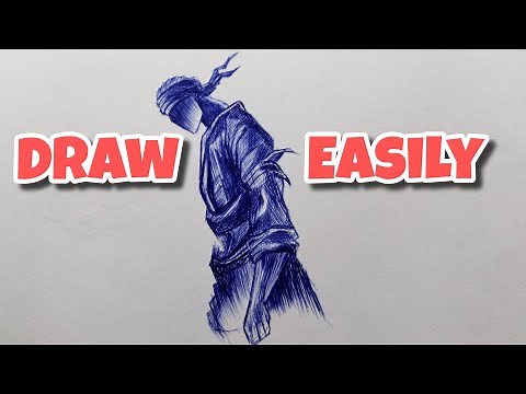 Anime Drawing by Pen