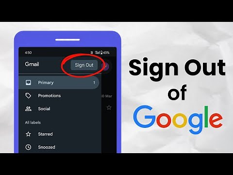 How to Sign Out from Google Account on Android