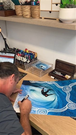 Creative Timelapse Painting Techniques with Lines and Strokes