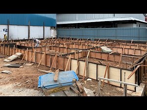 Ground Beam Timber Formwork Shuttering Construction Work Full Process Traditional Formwork Process