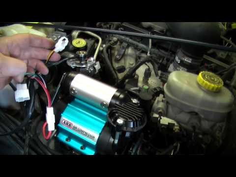 ARB Air Compressor Installed in the Jeep TJ