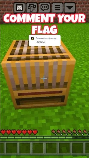 Minecraft Flag Banner Ukraine 🇺🇦 |#shorts #legend #viral