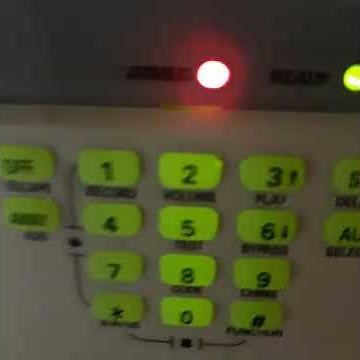 ADT Alarm programming mode