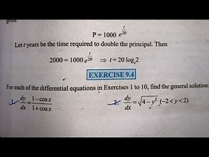 EX 9.4 Q17 TO Q23 SOLUTIONS OF DIFFERENTIAL EQUATIONS NCERT CHAPTER 9 CLASS 12th(PART2)