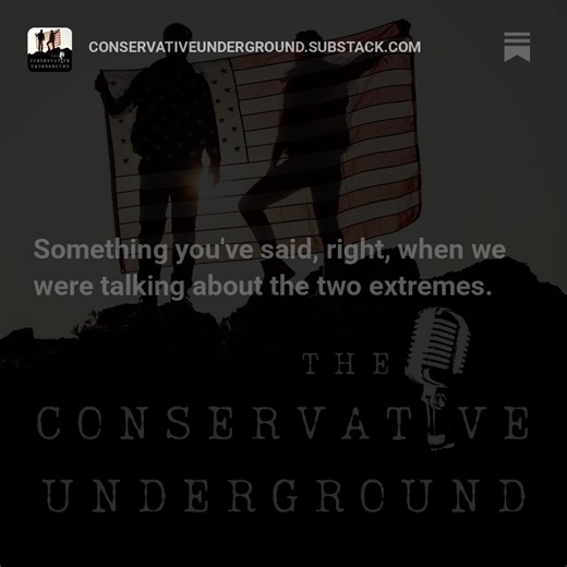 Listen to full episode "Conservatism's Challenges w/ Gio & Joey": https://conservativeunderground.substack.com/p/ep-5-conservatisms-challenges-w-gio | The Conservative Underground