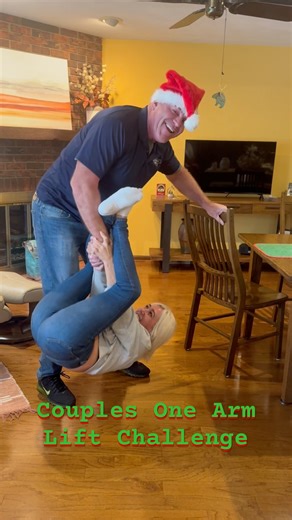 Couples ONE ARM LIFT Challenge