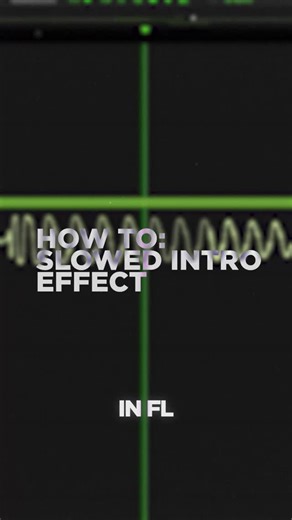 Crockpot | Music Producer on Instagram: "📀 How to make the slowed intro effect in Fl Studio. ⚡ Got a question? Drop a comment ⏬ #flstudio #musicproduction"