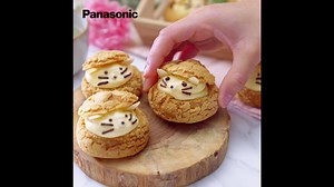 33K views · 65 reactions | Serve-up a delicious dessert for afternoon tea for the family. This sweet and crunchy cookie dough cream puff is the perfect addition to your afternoon tea or dessert list. And you can achieve all that with the Panasonic Cubie Oven and Hand Blender. Try it today! Get a Color King Baking Combo Ceramic Set with every purchase of Panasonic Cubie Oven*! Shop now: https://bit.ly/3xUVeaV *Terms and conditions apply. While stocks last. | Panasonic Malaysia | Facebook