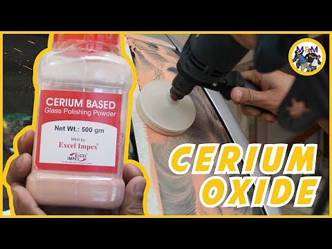 Using Cerium Oxide To Remove Scratches & Water Marks From Car Windshield - EFFECTIVE OR NOT?🤷