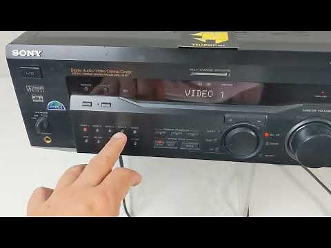 SONY STR-DE945 Digital Audio Video Control Center AM FM Receiver 32 Bit ||| Yellow Fish 🐠