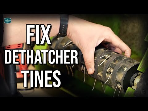 How To Fix Broken Greenworks Dethatcher Tines