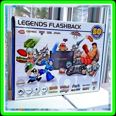 🔥🎮⬛🎮🔥 2018 Legends Flashback Console 50 Games Arcade Sega Nintendo NES ✅ CIB 818858029612| eBay