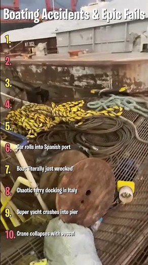 Unbelievable Boat Accident Fails #BoatFails #MarineAccidents #BoatingBlunders