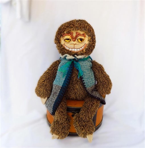 Creepy Cute Animal Art Doll, Creepy Sloth Plushie / OOAK Creature, Handmade Plushie/ Fantasy Creature, Creepy Plush, Scary Animal Plush - Etsy