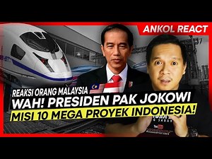 🇮🇩SUPER❗❗TERMAHAL TERCANGGIH TERBESAR❗❗ DI KELAS DUNIA 10 MEGA PROYEK PRESIDEN JOKOWI | 🇲🇾REACTION