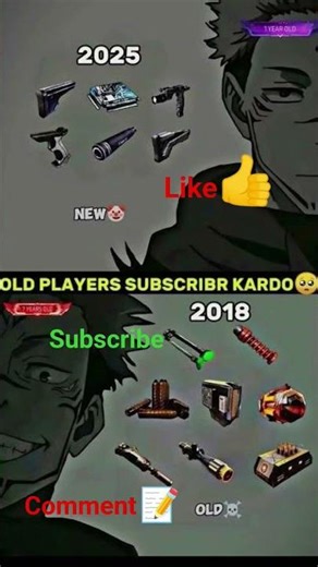 New Player🤡 vs Old Player 🫡❤️‍🩹 #freefire #newplayer #oldplayer �