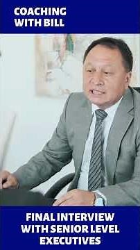 Final Interview with a Senior Level Executive