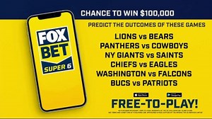 FOX Bet Super 6 TV Spot, 'Predict the Outcomes of Games'