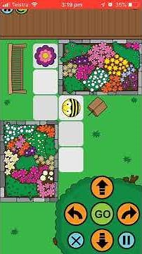 Bee-bots work sample for activity 1