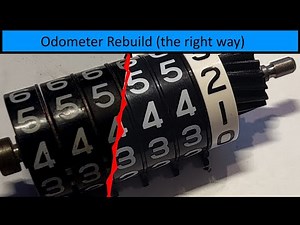 How to Rebuild your broken Toyota Fj40 Odometer (the right way)