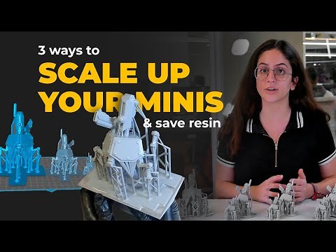 How to SCALE UP your miniatures? | 3D Printing Tutorial