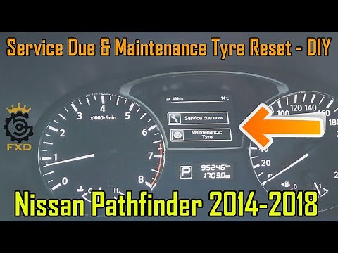 Nissan Pathfinder Service & Tyre warning light reset