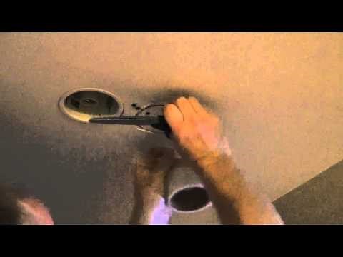 How To Patch Junction Box Holes In The ( drywall ) Ceiling